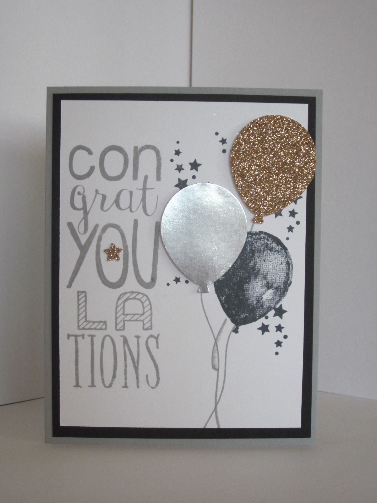 Sparkly Congratulations | The Maui Stamper