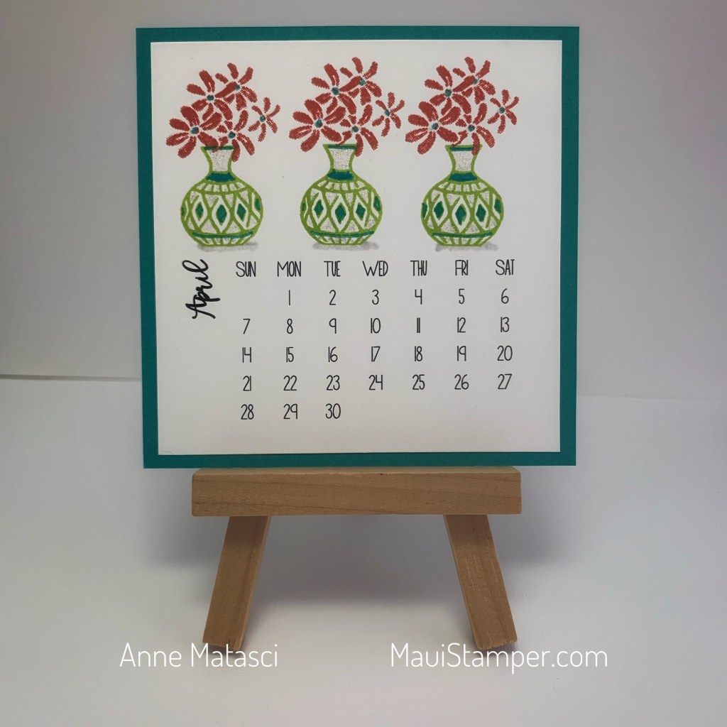 DIY Calendar April First, and that’s no Fool | The Maui Stamper