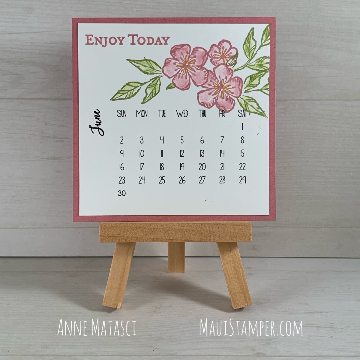June 2019 DIY Calendar: Free as a Bird – The Maui Stamper