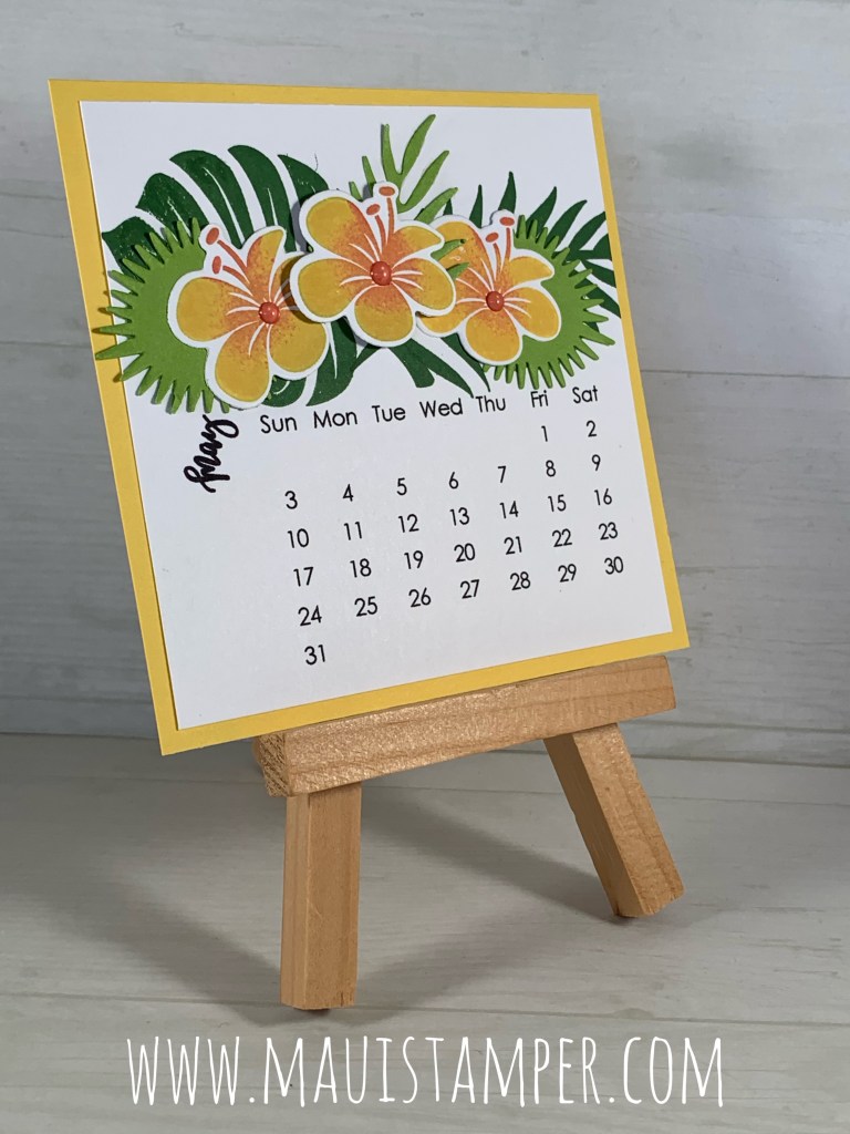 Farewell to Tropical Chic: May DIY Calendar | The Maui Stamper