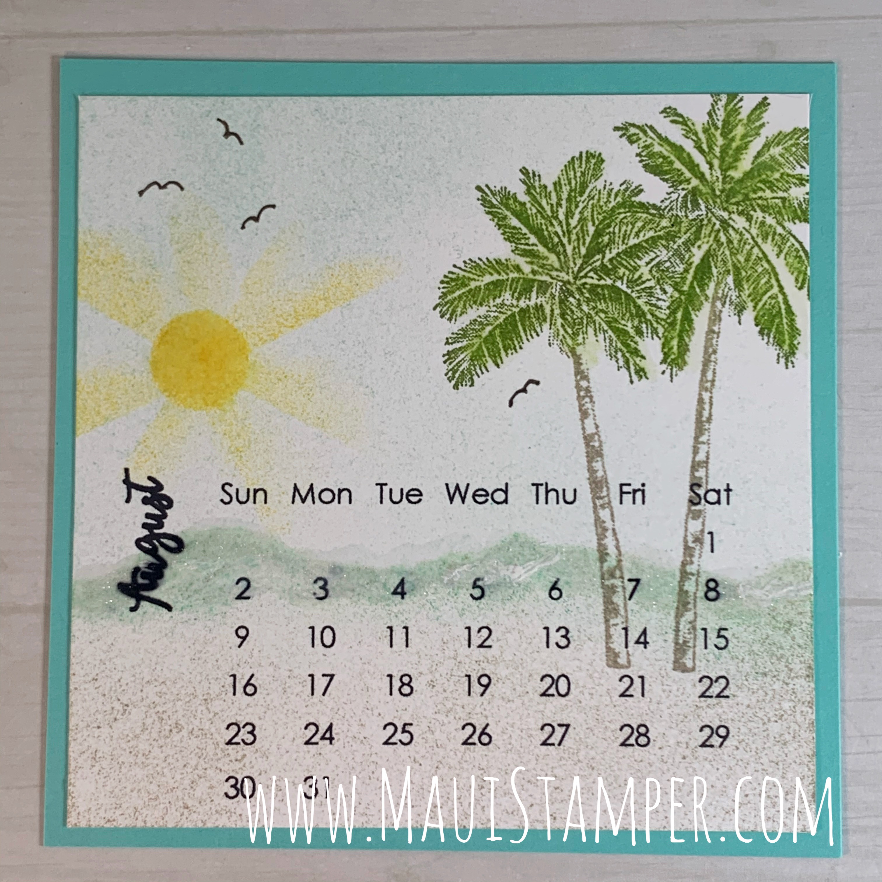 August 2020 DIY: Timeless Tropical | The Maui Stamper