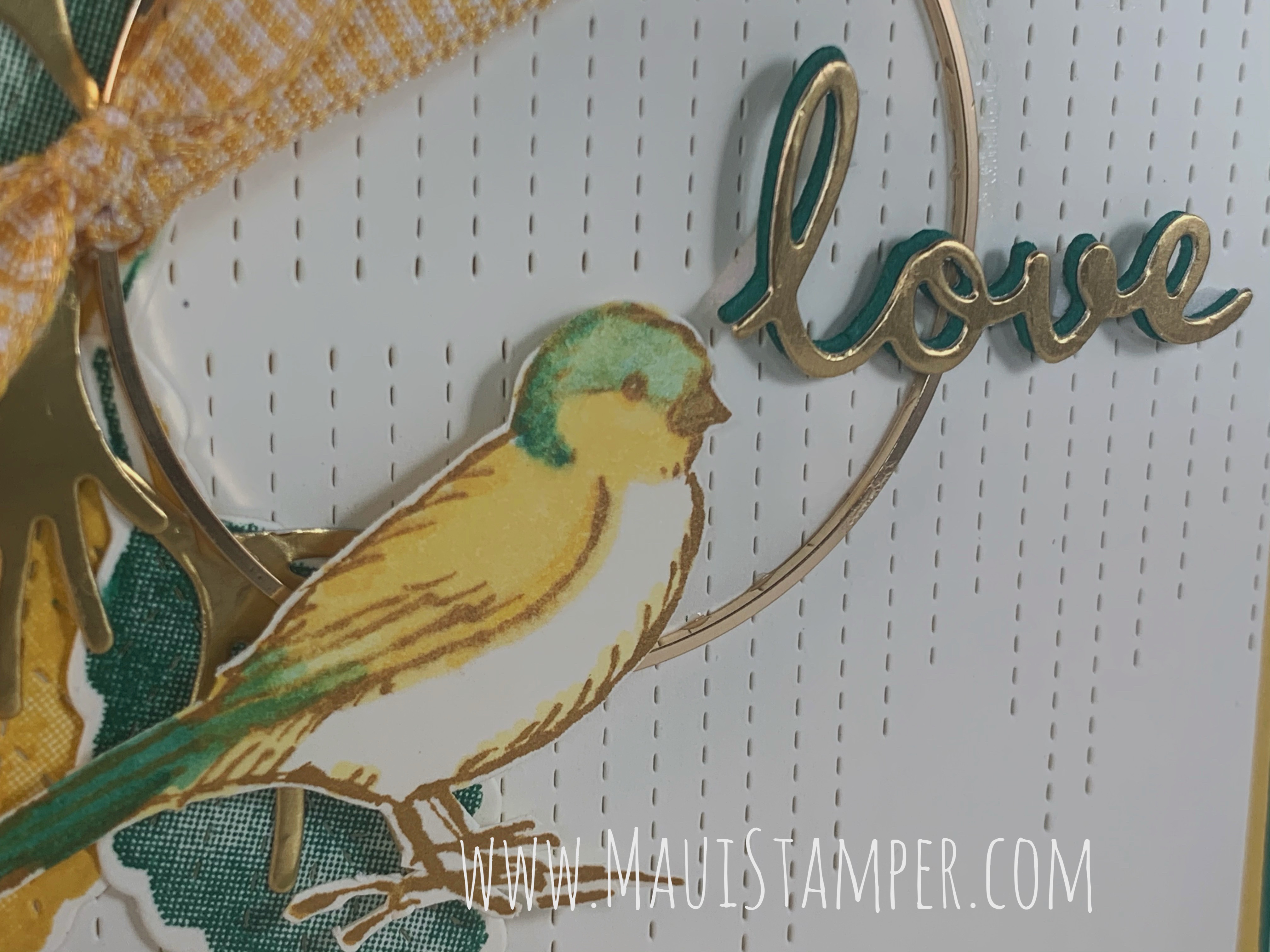 Mix and Match: Birds and Leaves | The Maui Stamper