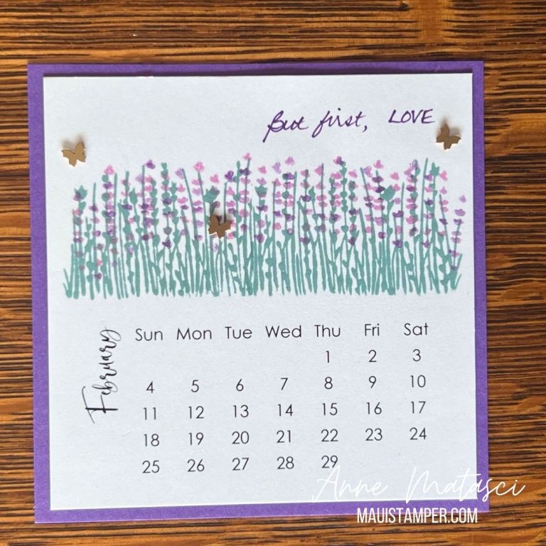 Calendars | The Maui Stamper