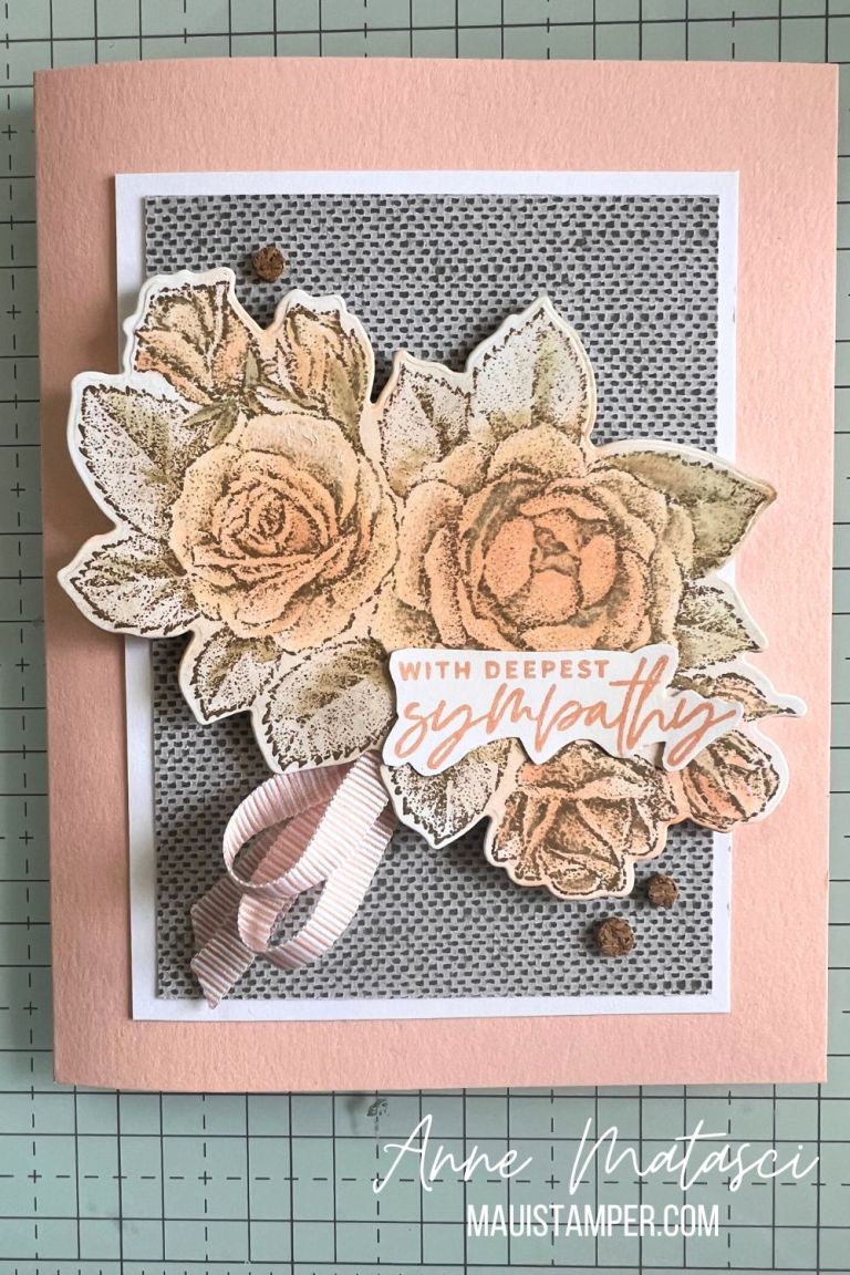 Stippled Roses with Blending Brushes | The Maui Stamper
