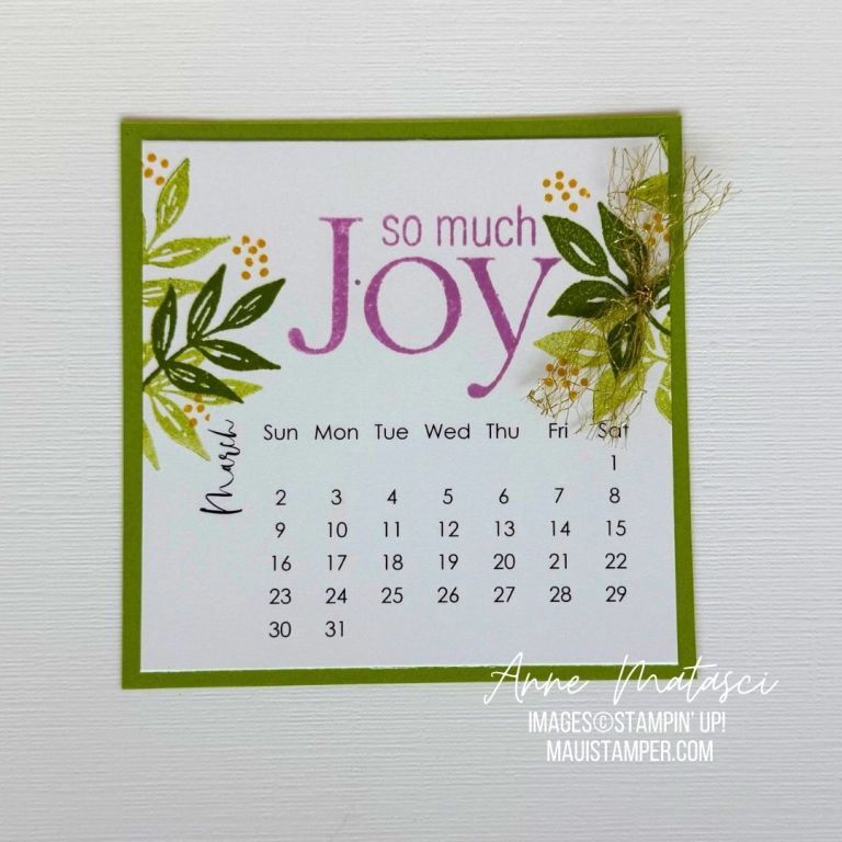 Calendars | The Maui Stamper